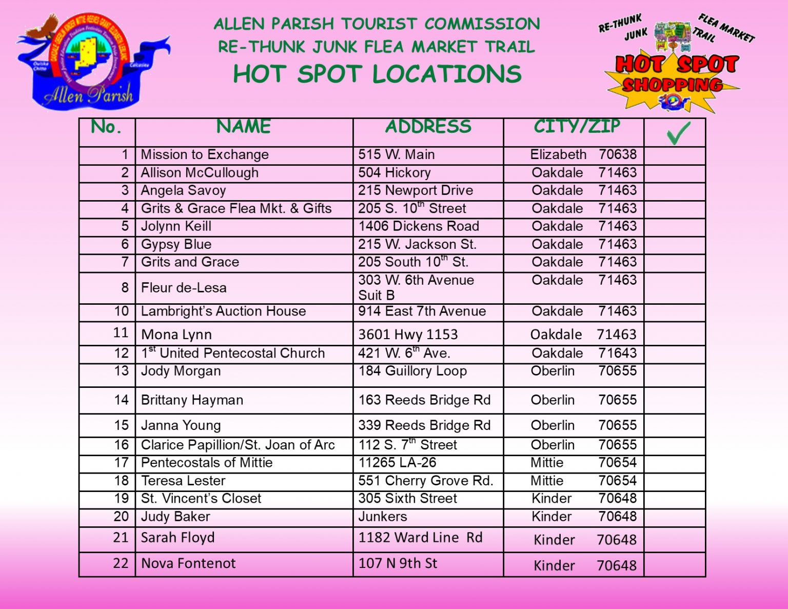 Events – Allen Parish